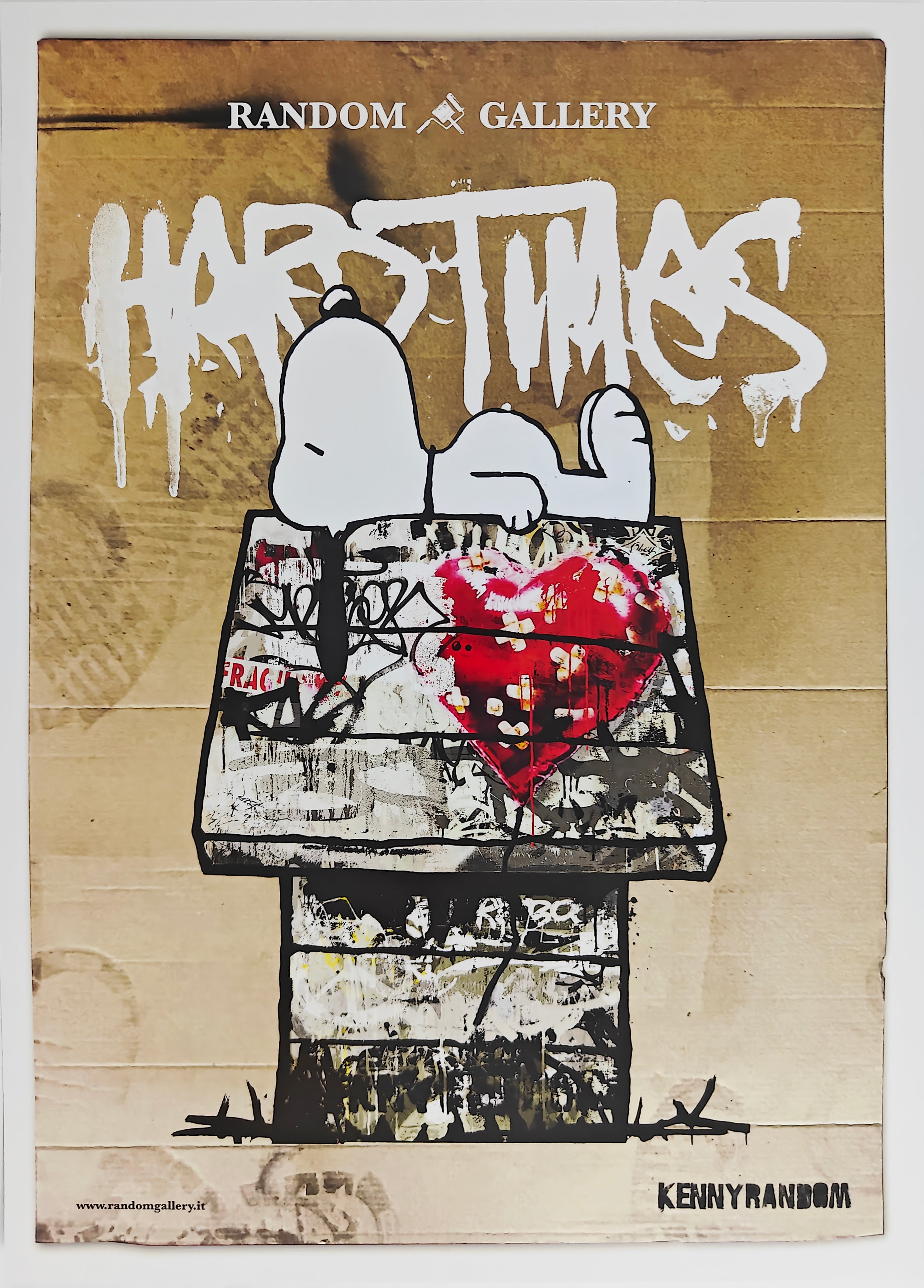 Hard Times Show Poster, Kenny Random – New Union Gallery